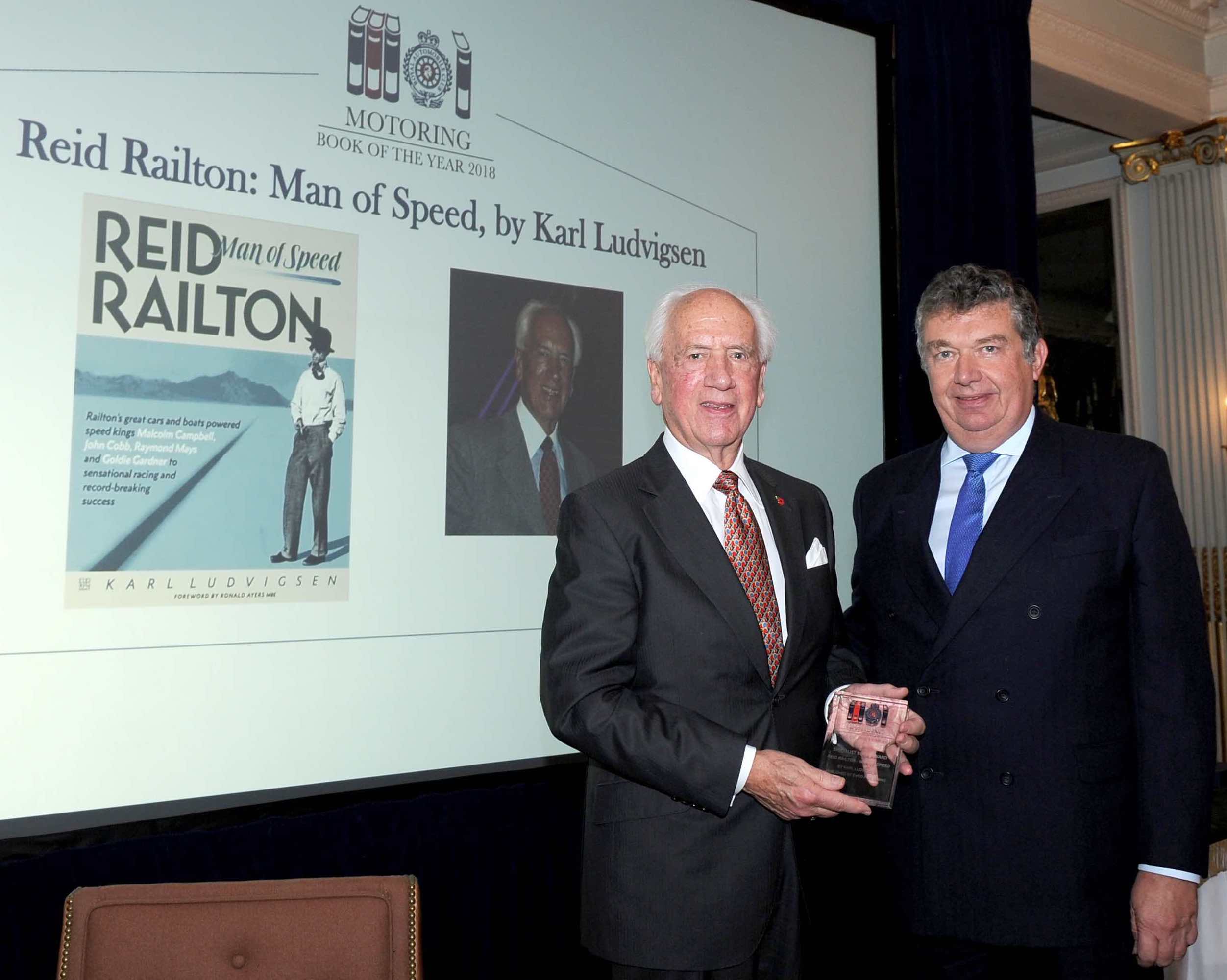 Karl Ludvigsen wins RAC award for Specialist Motoring Book of the Year ...
